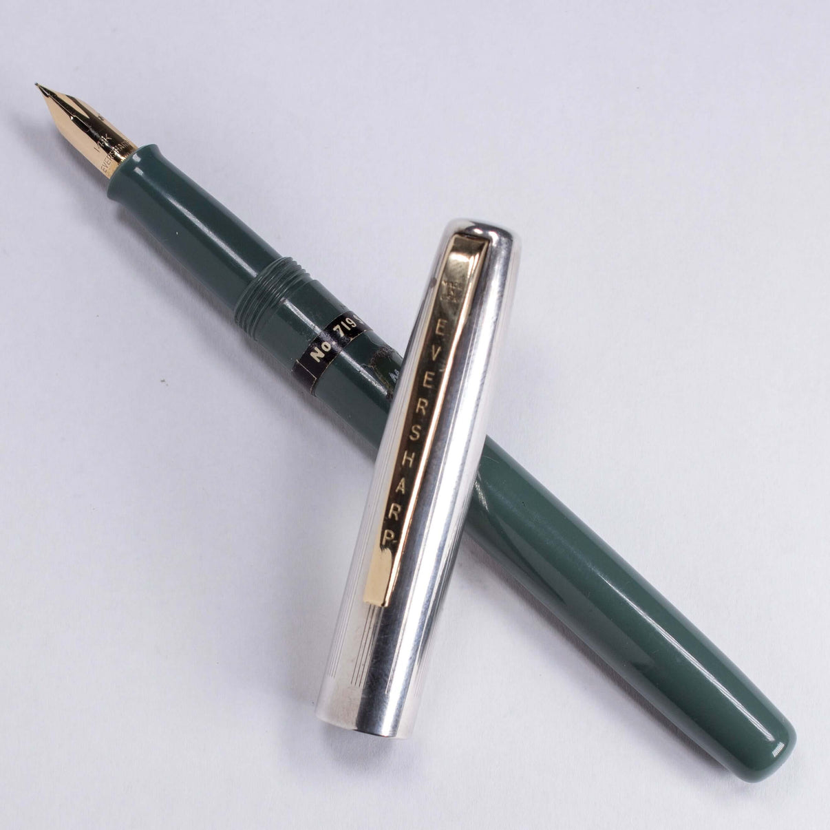 Eversharp Slim Ventura Fountain Pen/Pencil Set, Gray,Sterling Silver ...